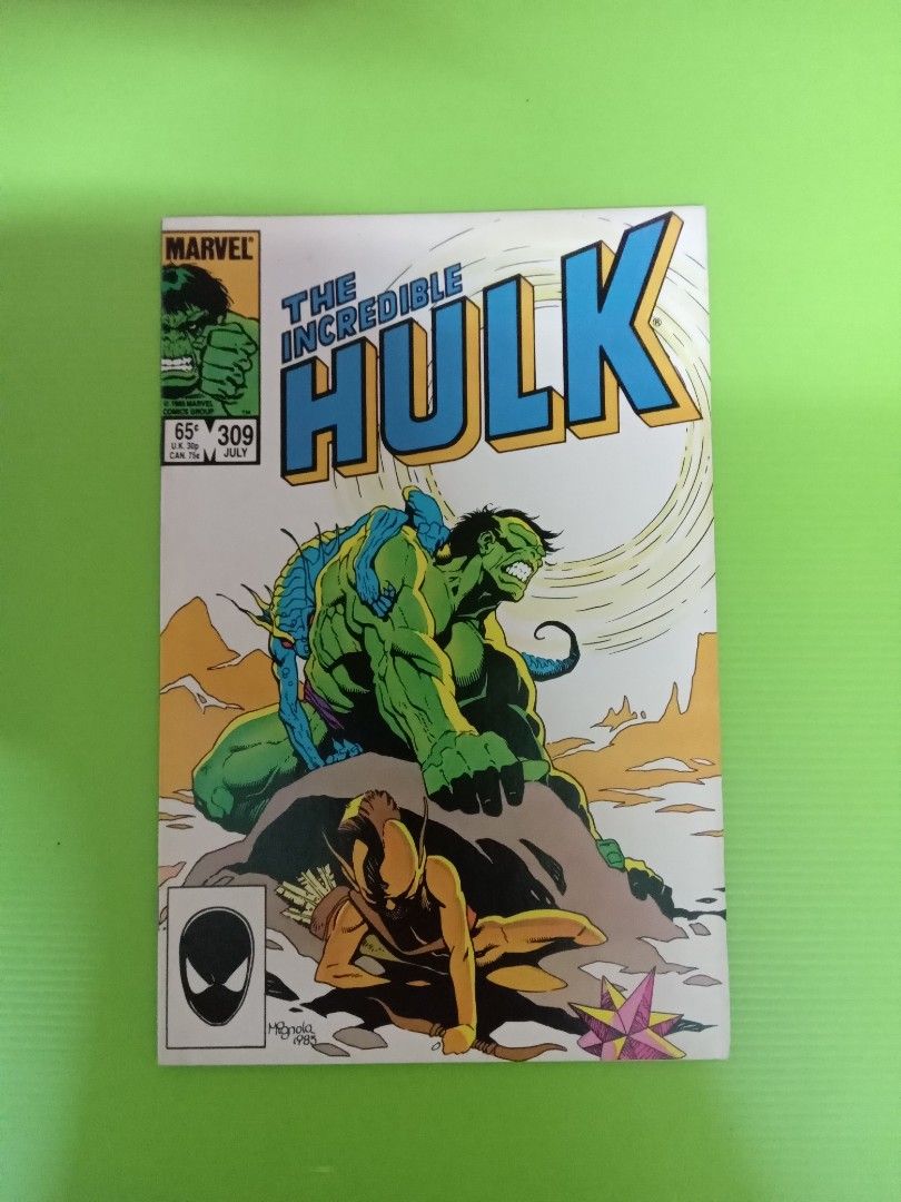 Low Print Run Issue ( Incredible Hulk #309 ) M. Mignola - Cover Art ...
