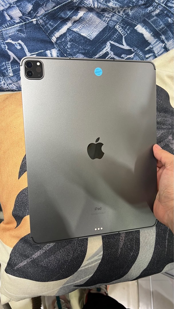 (M1 ) ipad Pro 12.9 5代 ,512GB 5G版（插咭版） ，全新機，充電次數35次。無花無崩，功能一切正常, 手提電話 ...