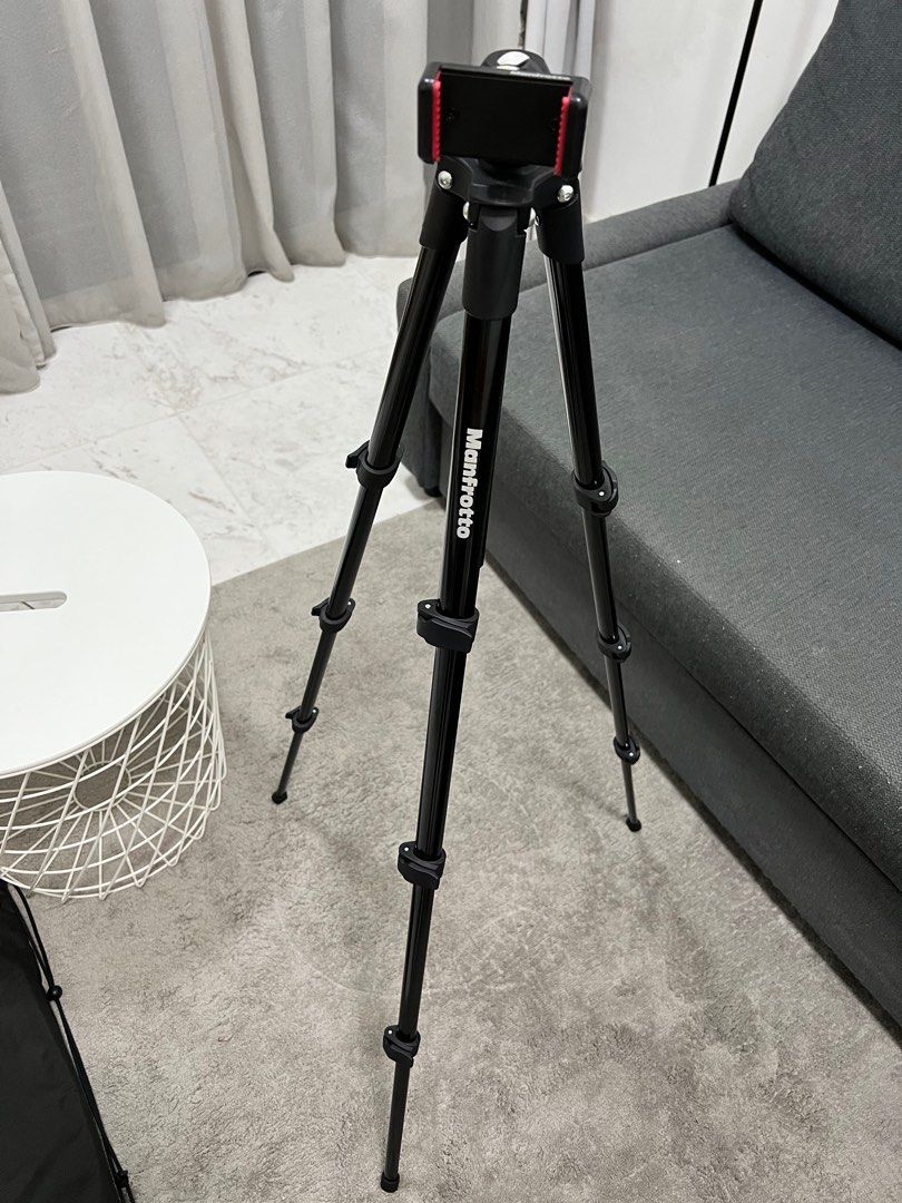 Manfrotto Compact Light Aluminium Tripod with Ball Head, Photography ...