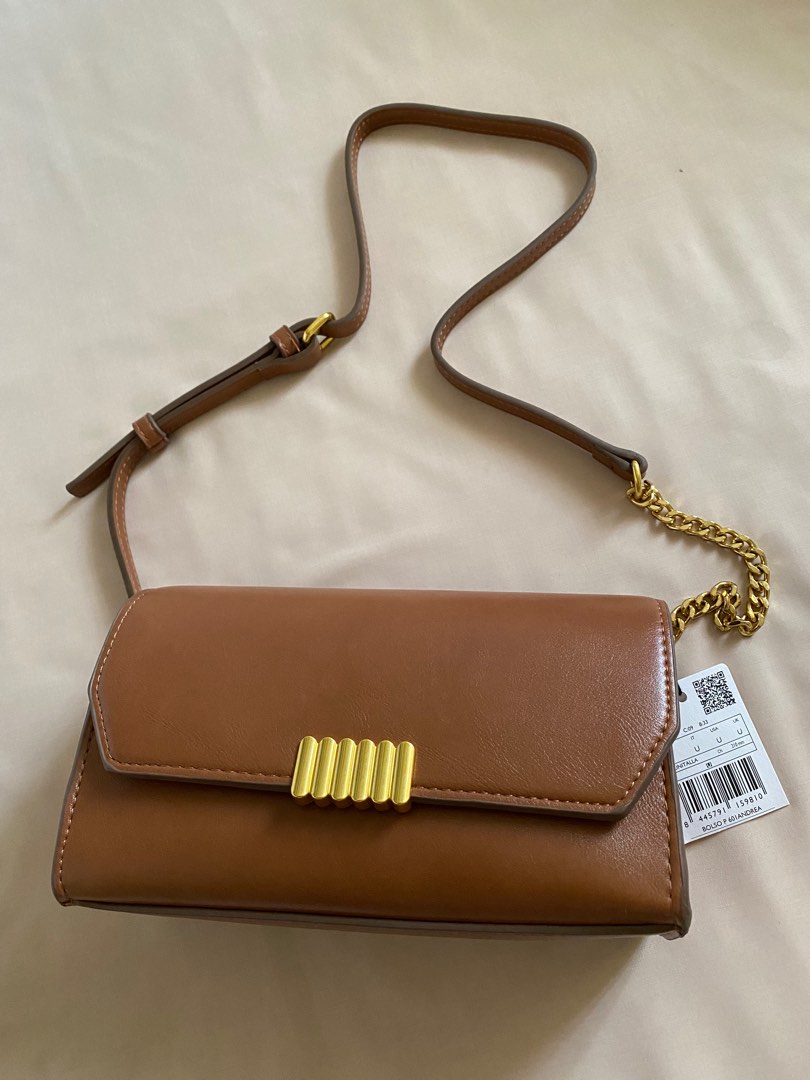 !!RUSH!! Mango Brown Bag, Women's Fashion, Bags & Wallets, Shoulder ...