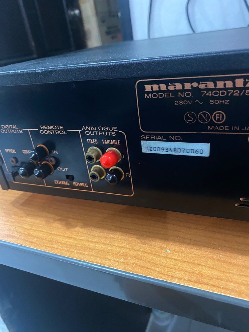 Marantz cd 72 se mk2 cd player, Audio, Other Audio Equipment on Carousell