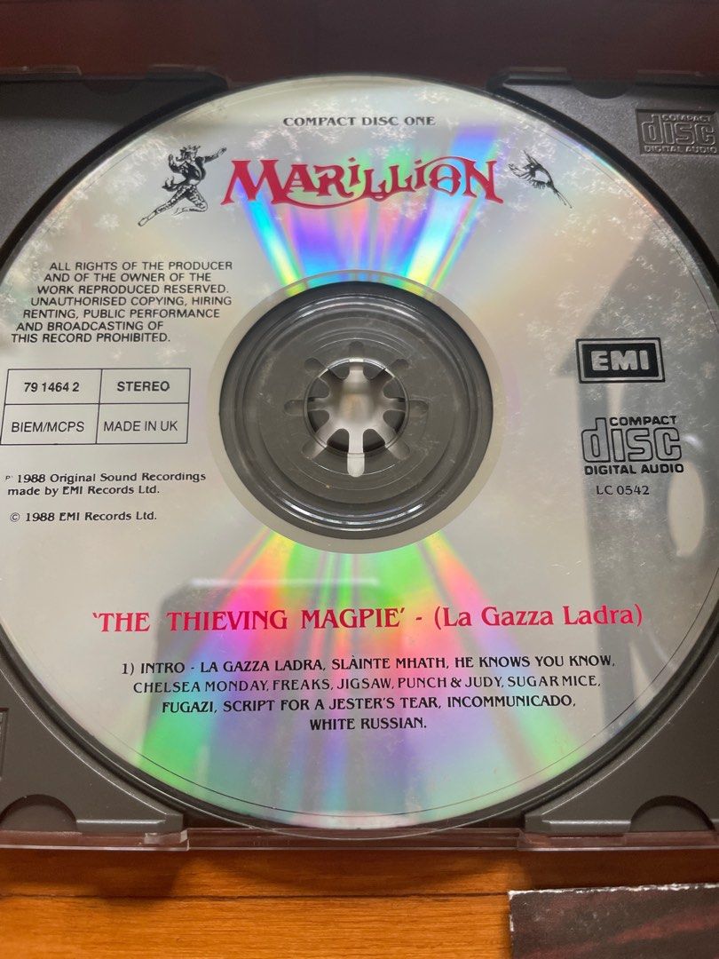 Marillion The Thieving Magpie (2 CD Boxset), Hobbies & Toys, Music ...