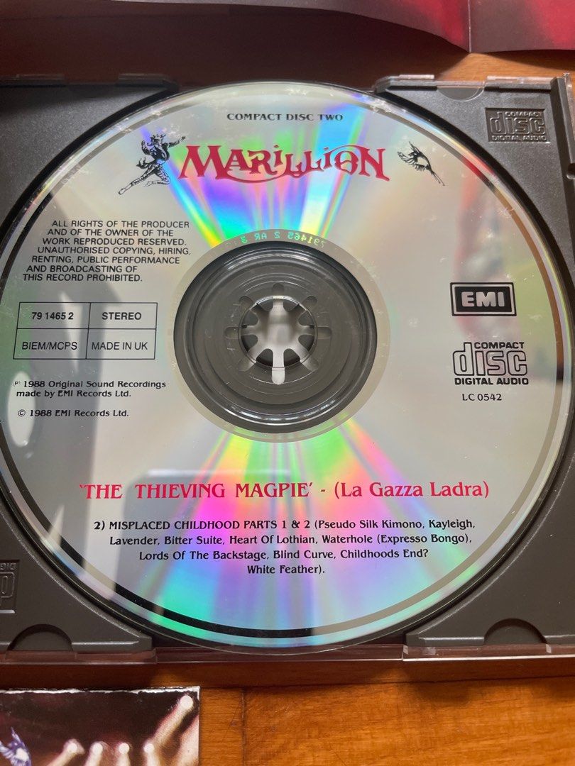 Marillion The Thieving Magpie (2 CD Boxset), Hobbies & Toys, Music ...