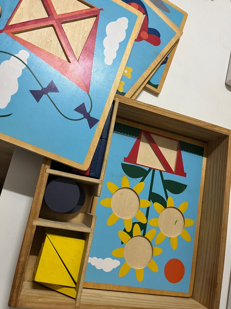 Melissa & Doug Beginner Pattern Blocks, Babies & Kids, Infant Playtime ...