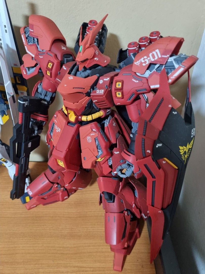 Bandai MG Nu gundam and sazabi master grade ver ka, Hobbies & Toys ...
