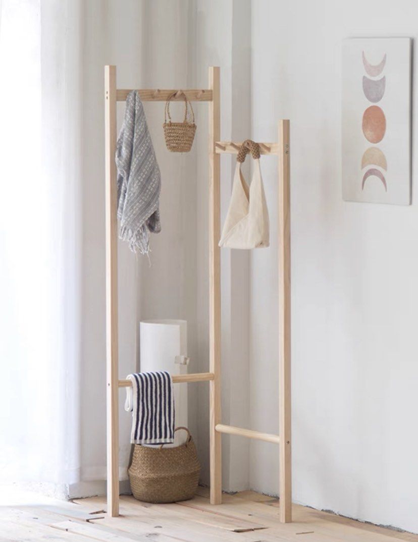 Minimalist Corner Hanging Rack, Furniture & Home Living, Home ...