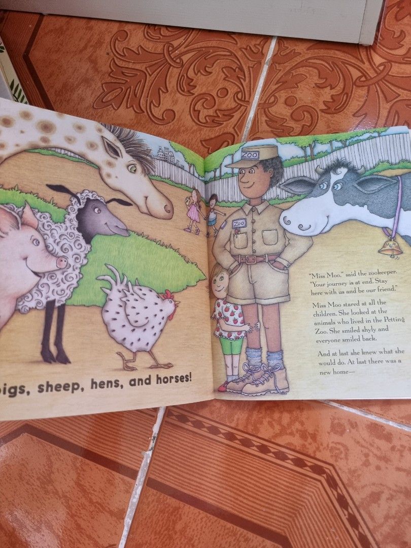 Miss Moo Goes To The Zoo, Hobbies & Toys, Books & Magazines, Children's ...