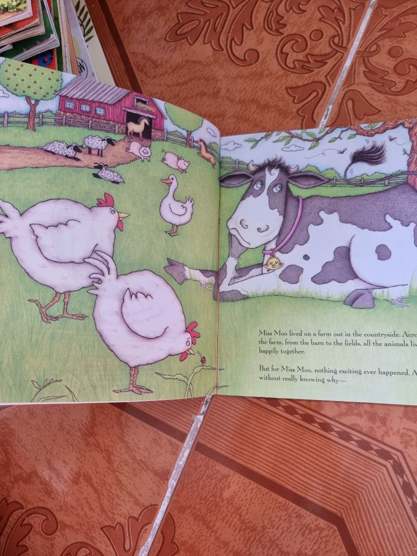 Miss Moo Goes To The Zoo, Hobbies & Toys, Books & Magazines, Children's ...