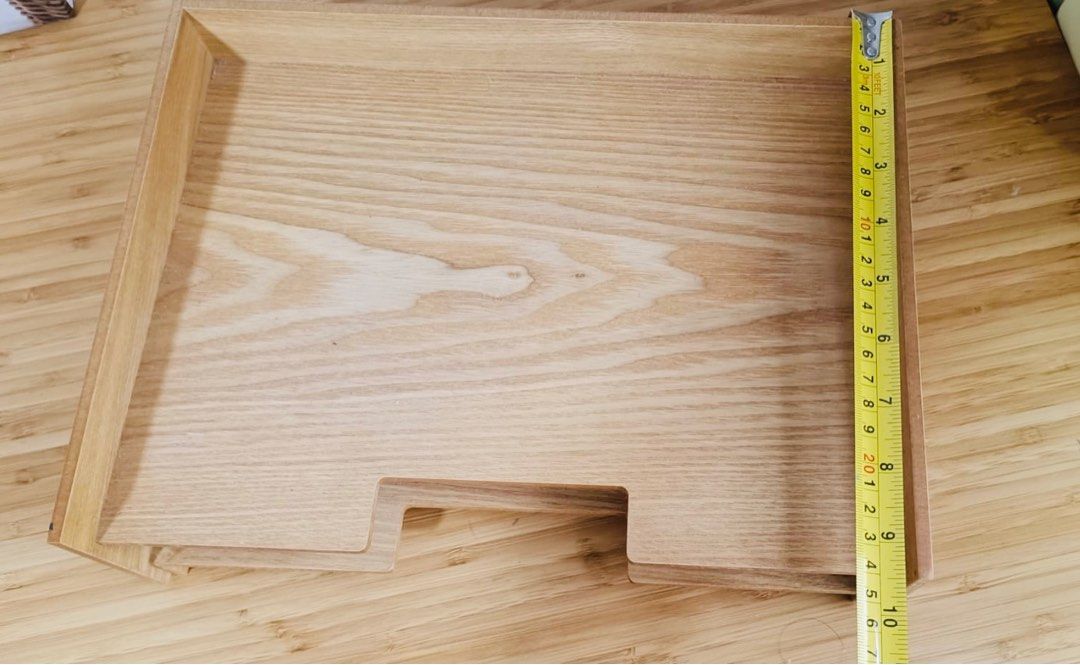 Muji Wooden Letter Tray / Table Organiser, Furniture & Home Living ...