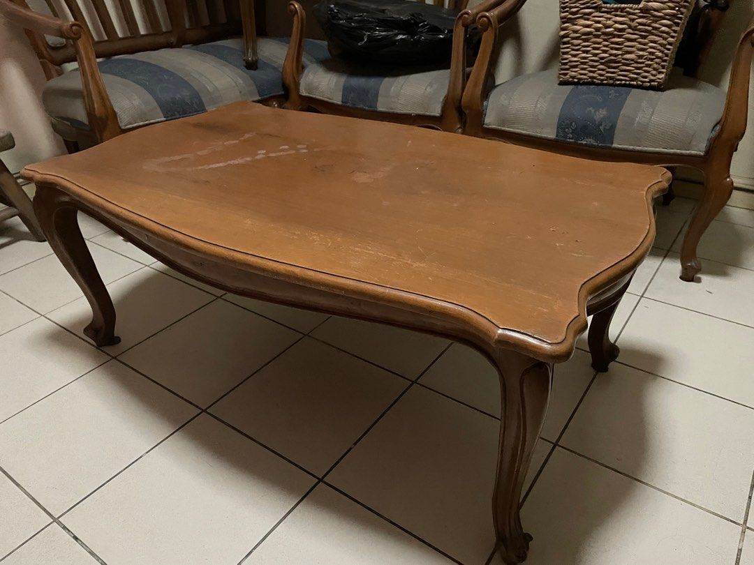 Narra Center Table, Furniture & Home Living, Furniture, Tables & Sets ...