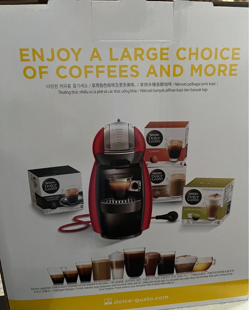 Nescafe Dolce Gusto Genio 2 Coffee Machine, TV & Home Appliances ...