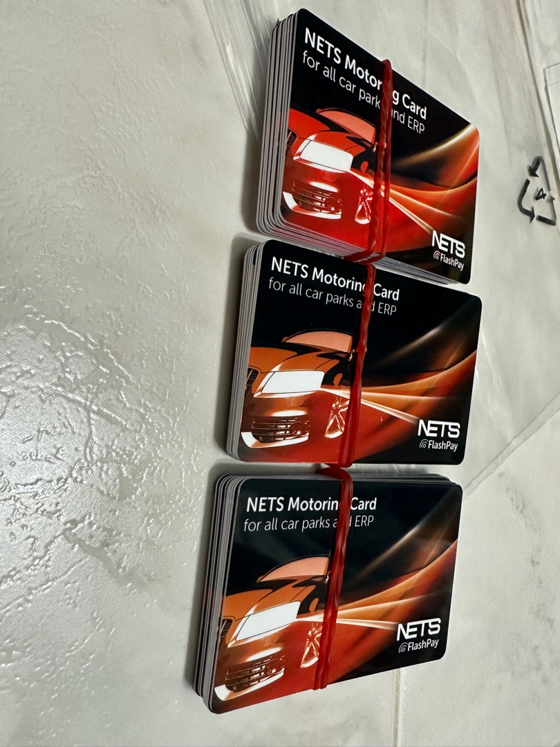 Nets Motoring Card / Flashpay Card (30 qty), Video Gaming, Gaming ...