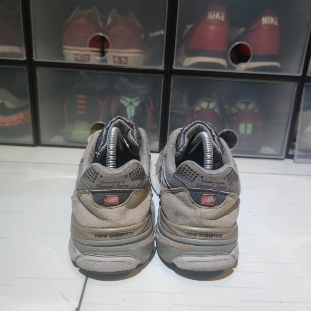 New Balance 990 v3 Made in USA Gray/Beige Made in USA, Men's Fashion ...
