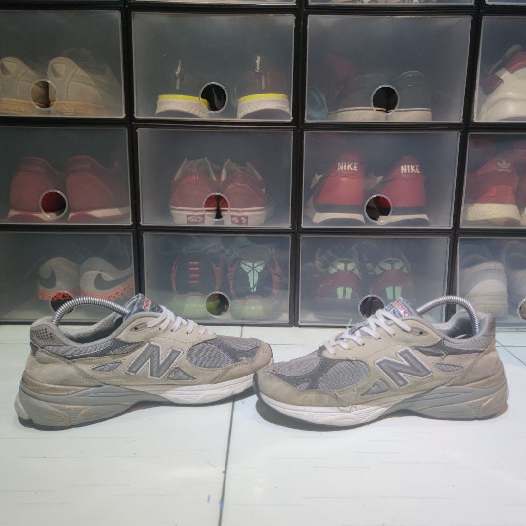 New Balance 990 v3 Made in USA Gray/Beige Made in USA, Men's Fashion ...
