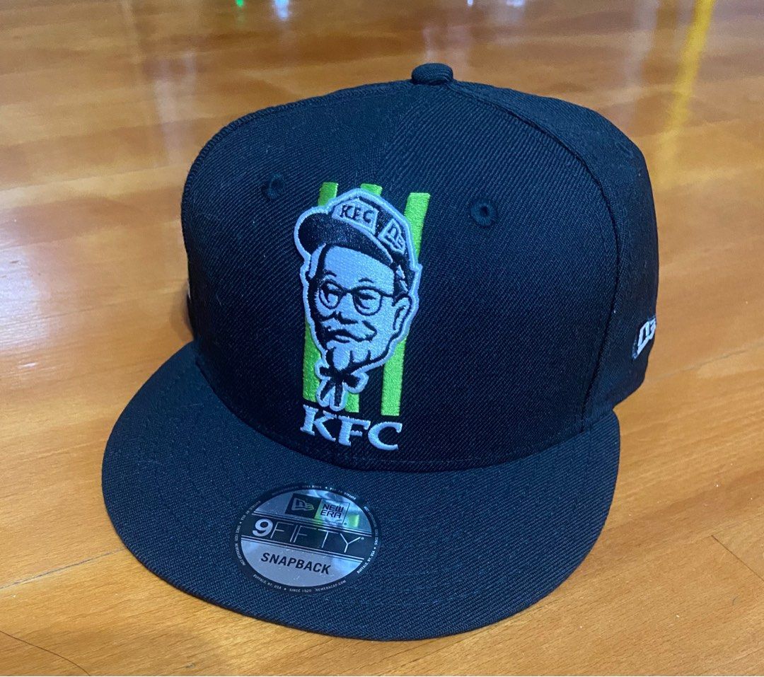 New Era x KFC Custom 9FIFTY Snapback Cap, 男裝, 手錶及配件, 棒球帽、帽 - Carousell