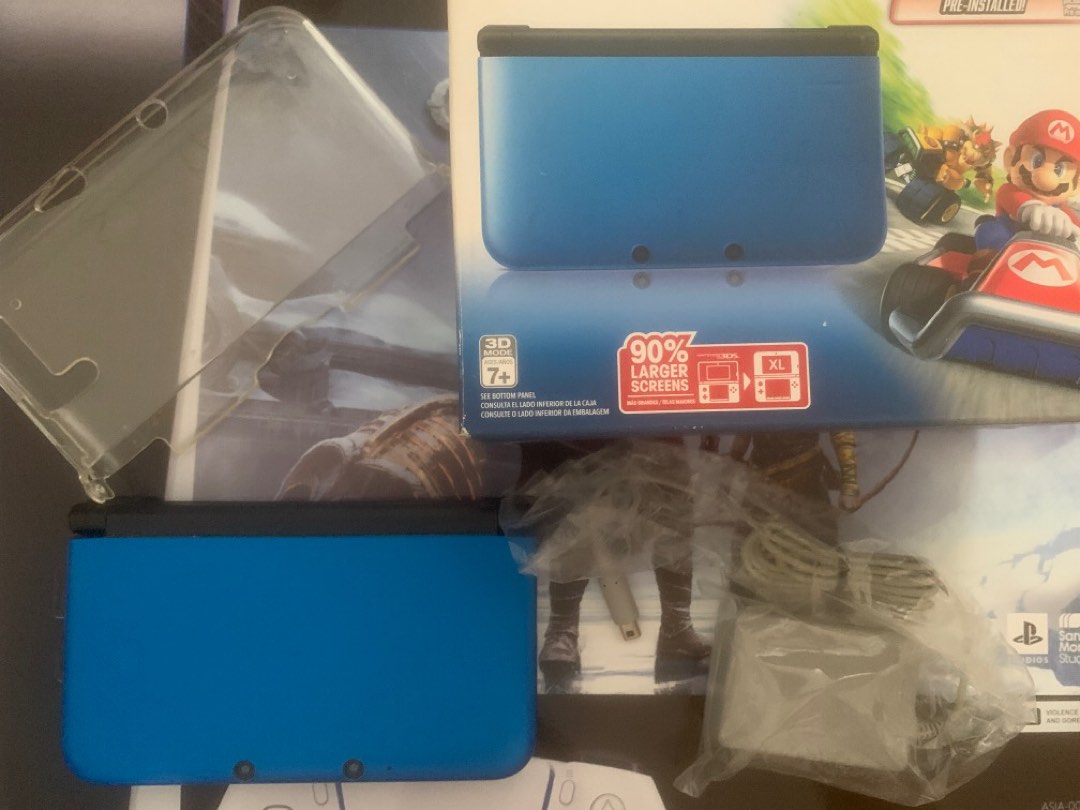 Nintendo 3DS XL Mario full set, Video Gaming, Video Game Consoles ...