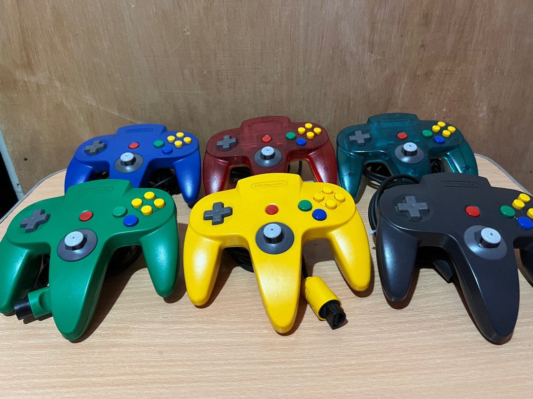 Nintendo N64 controllers, Video Gaming, Gaming Accessories, Controllers ...