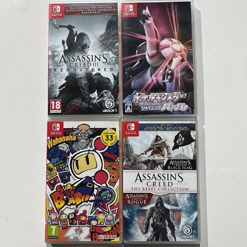 Nintendo switch game collection, Video Gaming, Video Games, Nintendo on ...