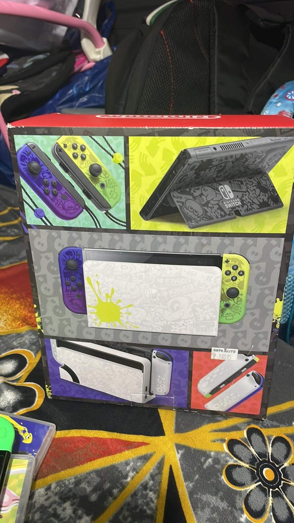 Nintendo Switch OLED Splatoon Ed., Video Gaming, Video Game Consoles ...