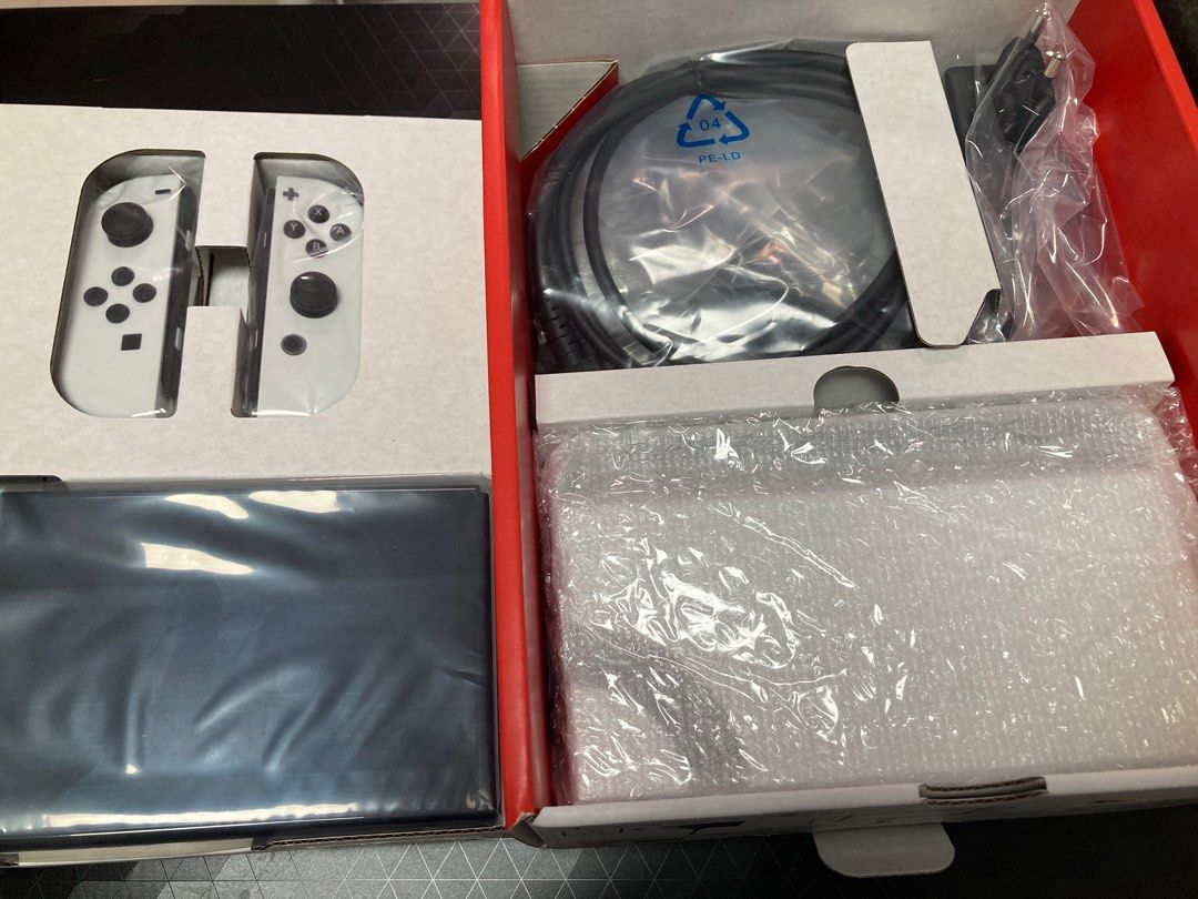 Nintendo Switch OLED (white), Video Gaming, Video Game Consoles ...