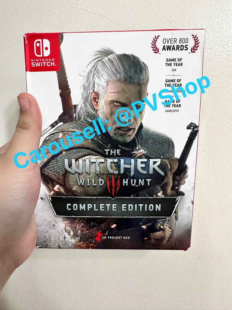 Nintendo Switch The Witcher Complete Edition with Box, Video Gaming ...