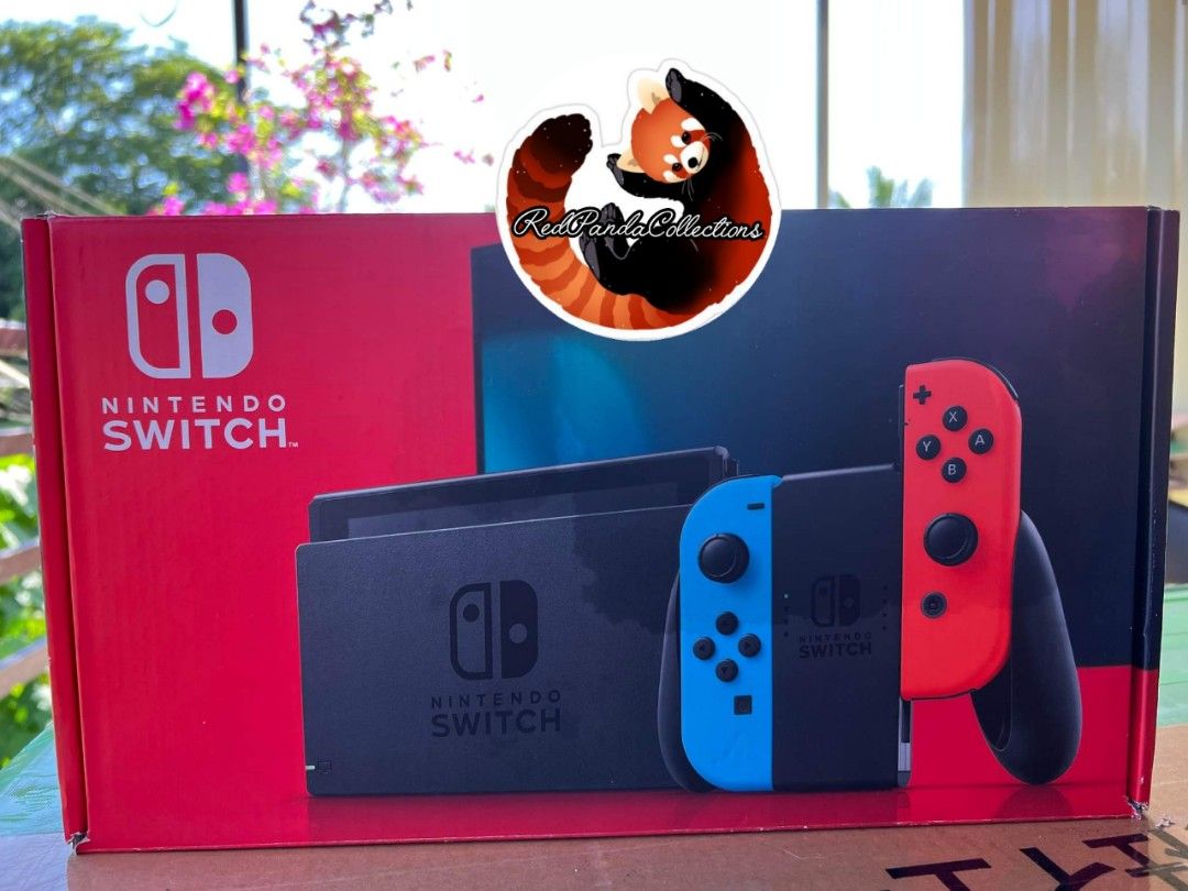 Nintendo Switch v2 with box and complete accesories Package, Video ...
