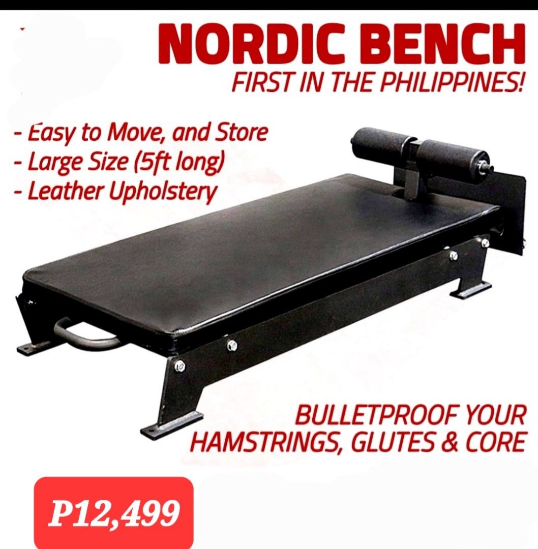 Nordic bench, Sports Equipment, Exercise & Fitness, Cardio & Fitness ...