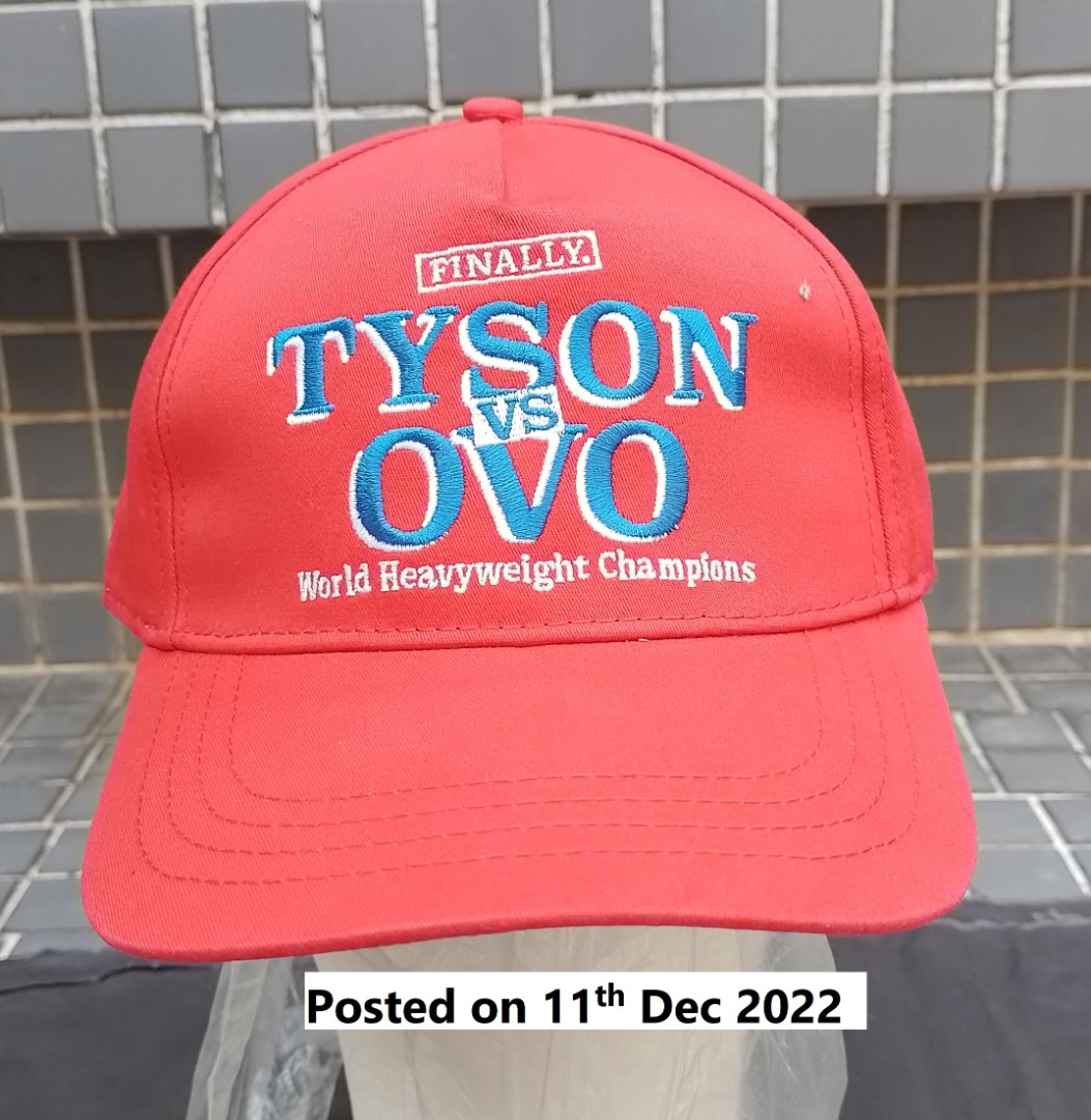 October's Very Own x Mike Tyson Cap, 男裝, 手錶及配件, 棒球帽、帽 - Carousell
