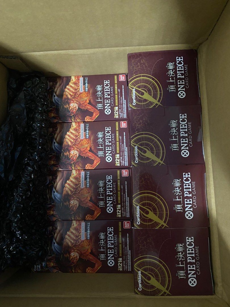 One Piece OP-02 Paramount War Booster Box sealed japanese, Hobbies ...