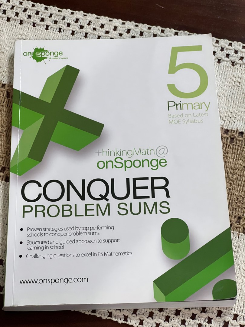 onSponge Conquer Problem Sums Primary 5, Hobbies & Toys, Books ...