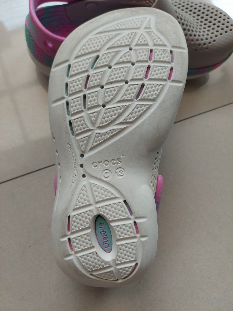 Original Crocs Kids LiteRide Clog, Babies & Kids, Babies & Kids Fashion ...