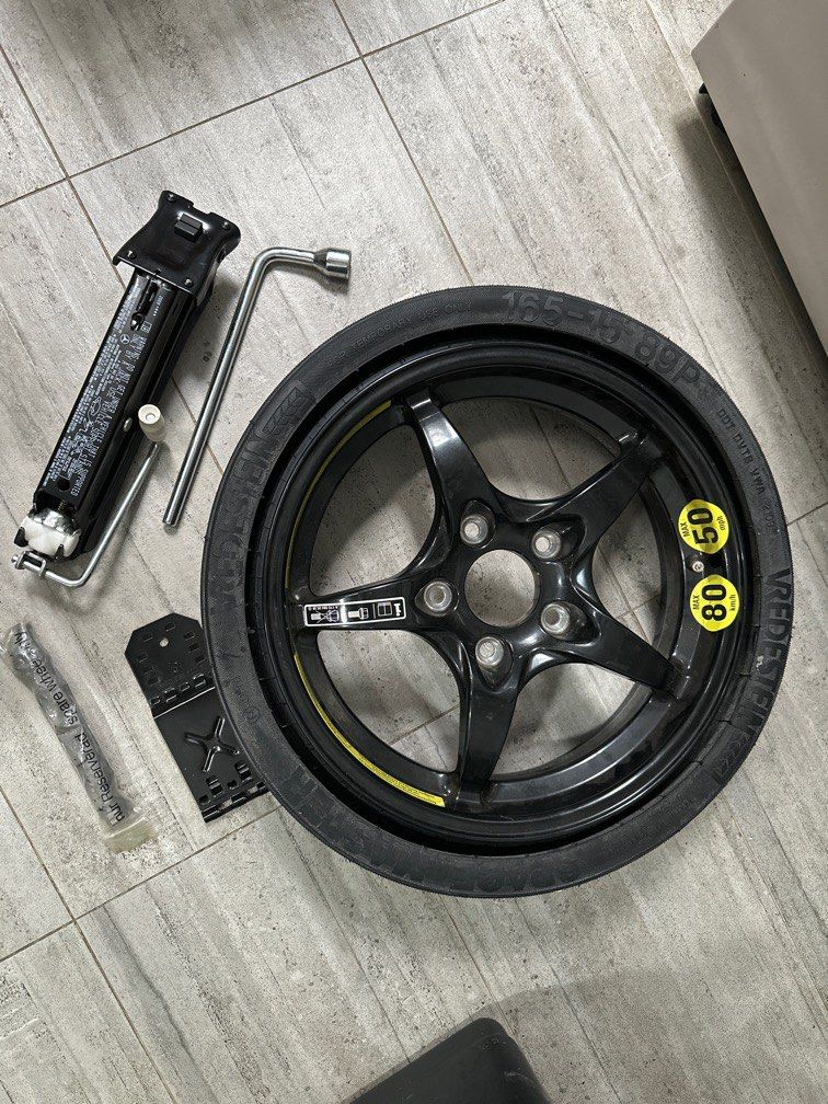 Original Mercedes Spare Tyre Complete Set, Car Accessories, Tyres ...