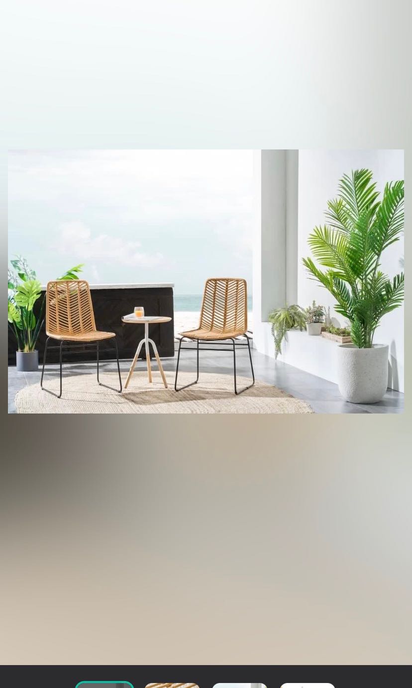 Pair of Castlery Rattan Chairs, Furniture & Home Living, Furniture ...