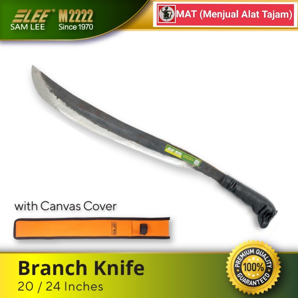 Kelewang 20 inchi Bersarung / 20 Inch Branch Knife With Cover / Parang ...