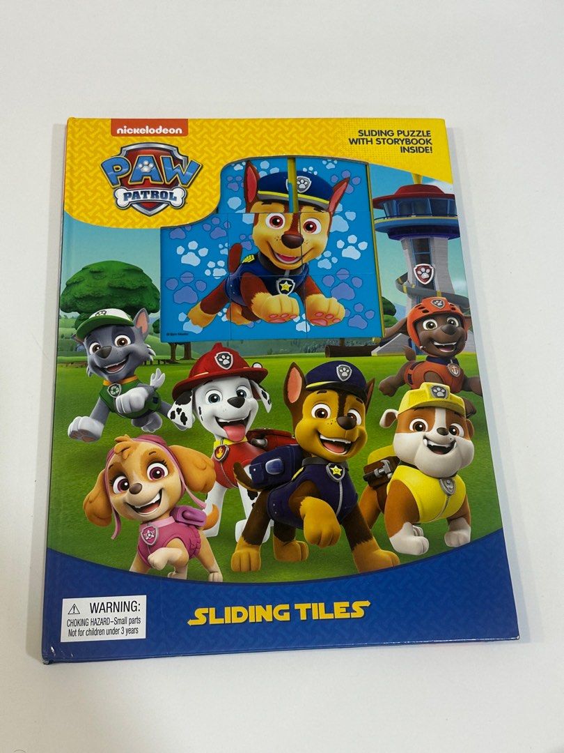 Paw Patrol Sliding Tiles with Storybook, Hobbies & Toys, Books ...