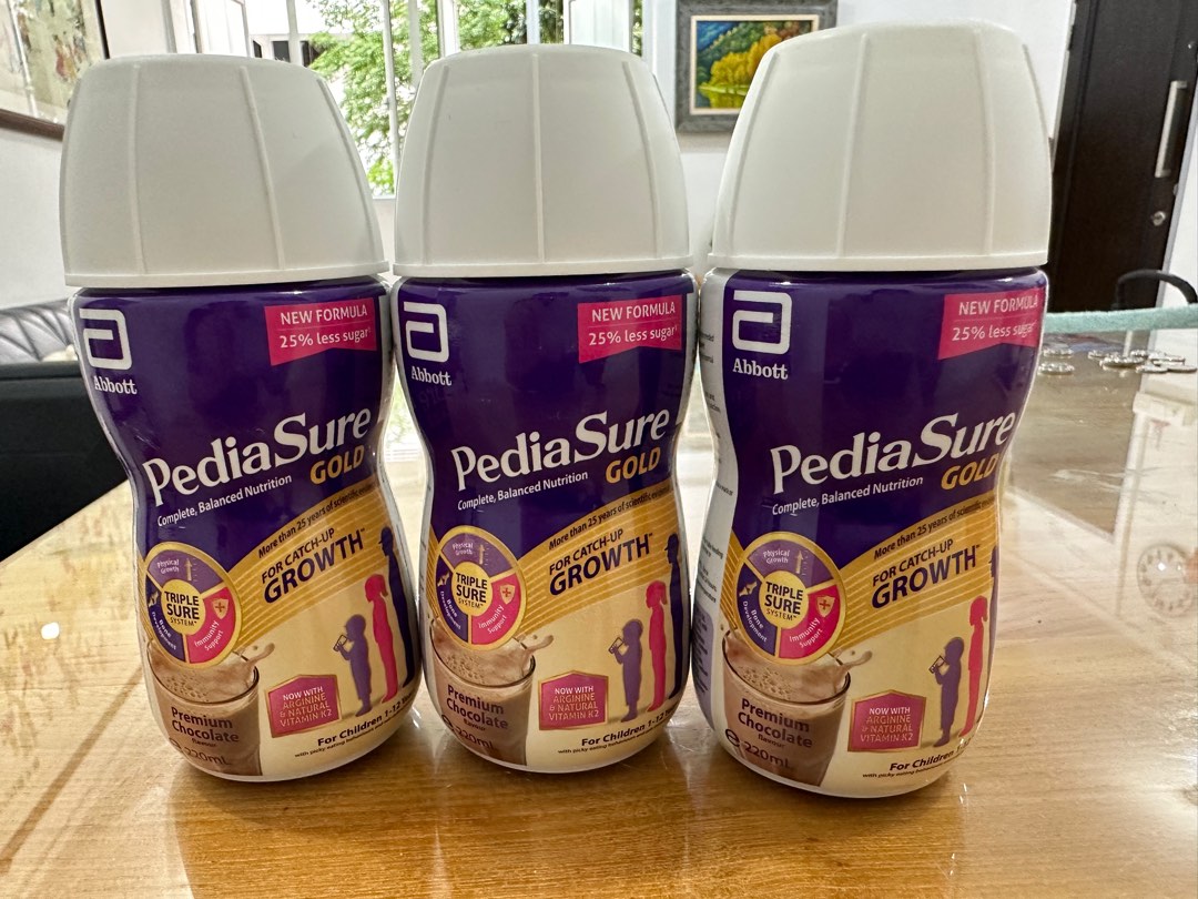 Pediasure gold ready to go chocolate milk, Babies & Kids, Nursing ...