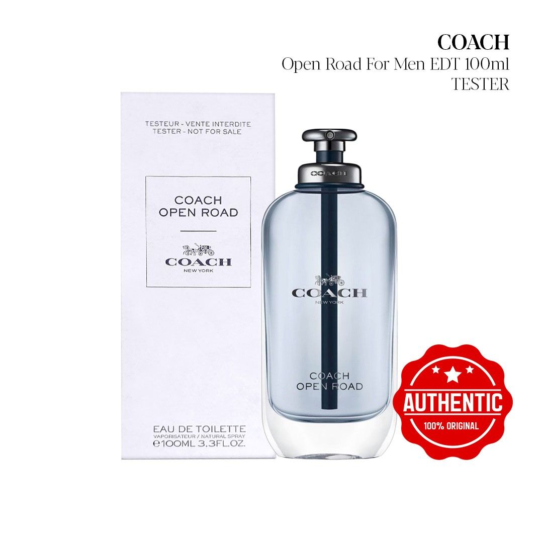 [PERFUME ALLEY] Coach Open Road For Men EDT, Beauty & Personal Care ...