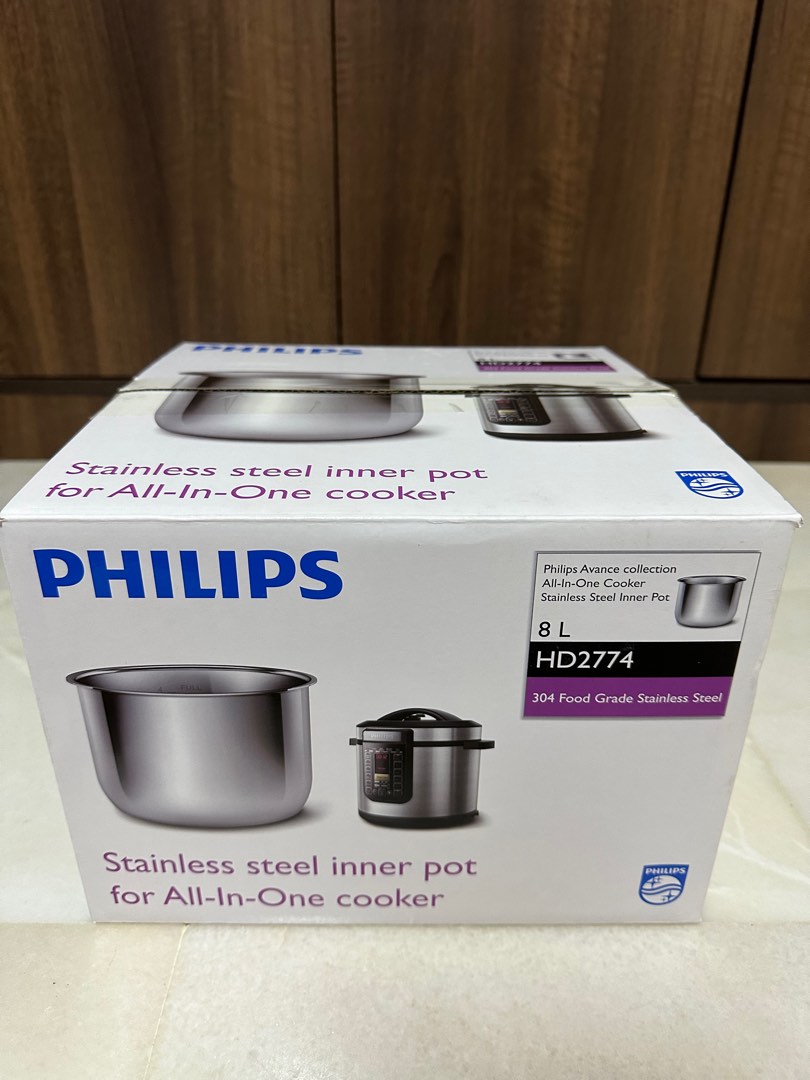 Philips HD2774 - Stainless steel inner pot, TV & Home Appliances ...
