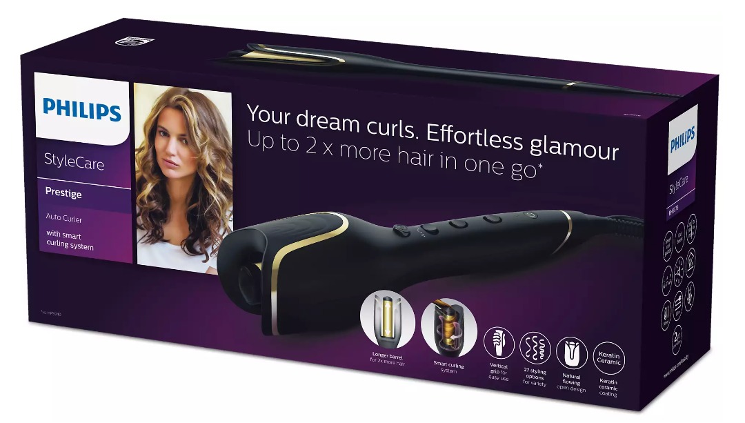Philips StyleCare Prestige Auto Curler, Beauty & Personal Care, Hair on ...