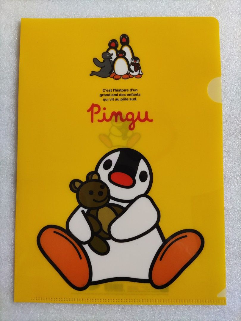 Pingu Pinga 絕版韓國A4 File, 興趣及遊戲, 手作＆自家設計, 文具 - Carousell