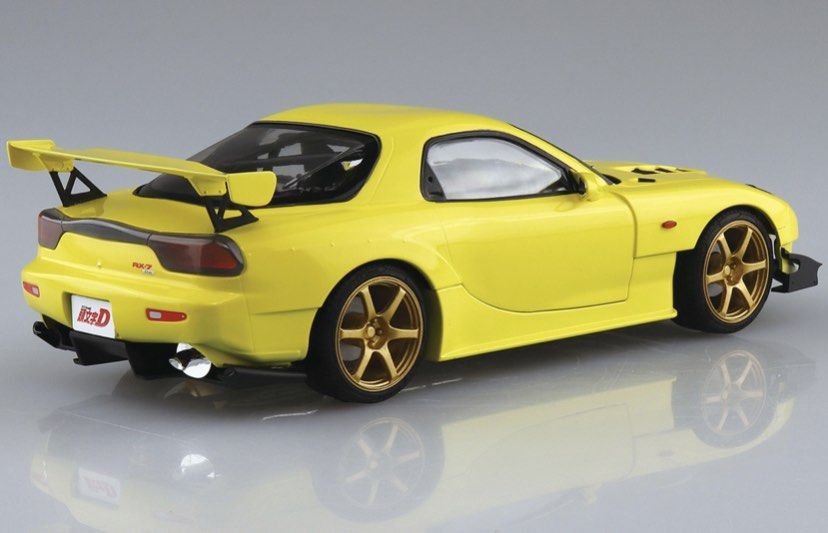 [PO] Initial D Keisuke Takahashi FD3S RX-7 Comics Volume 1 / Volume 28 Ver. Pre Painted Car ...
