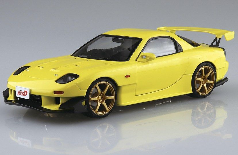 [PO] Initial D Keisuke Takahashi FD3S RX-7 Comics Volume 1 / Volume 28 Ver. Pre Painted Car ...