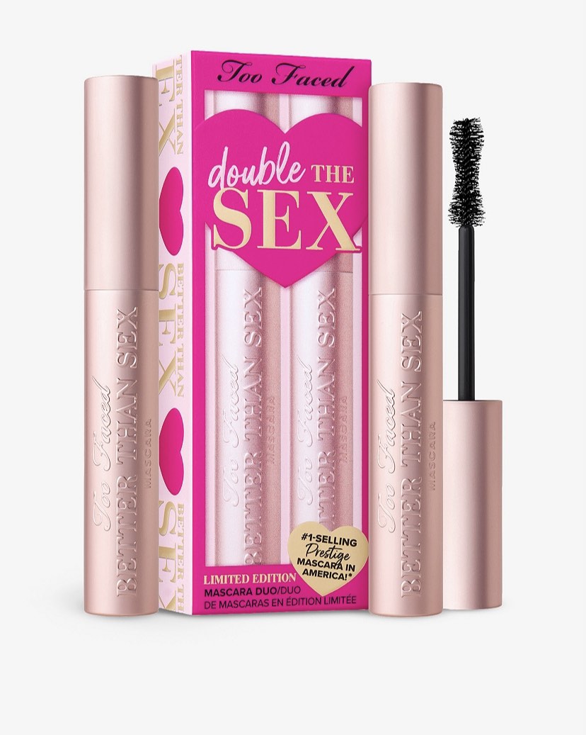 [PO] Too Faced Double The Sex Better Than Sex mascara set of two, 8ml x ...