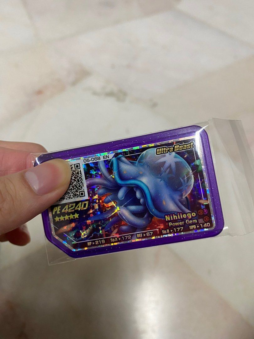 Pokemon gaole ultrabeast nihilego, Hobbies & Toys, Toys & Games on ...