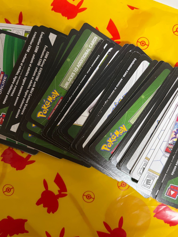 Pokemon live code cards, Hobbies & Toys, Toys & Games on Carousell
