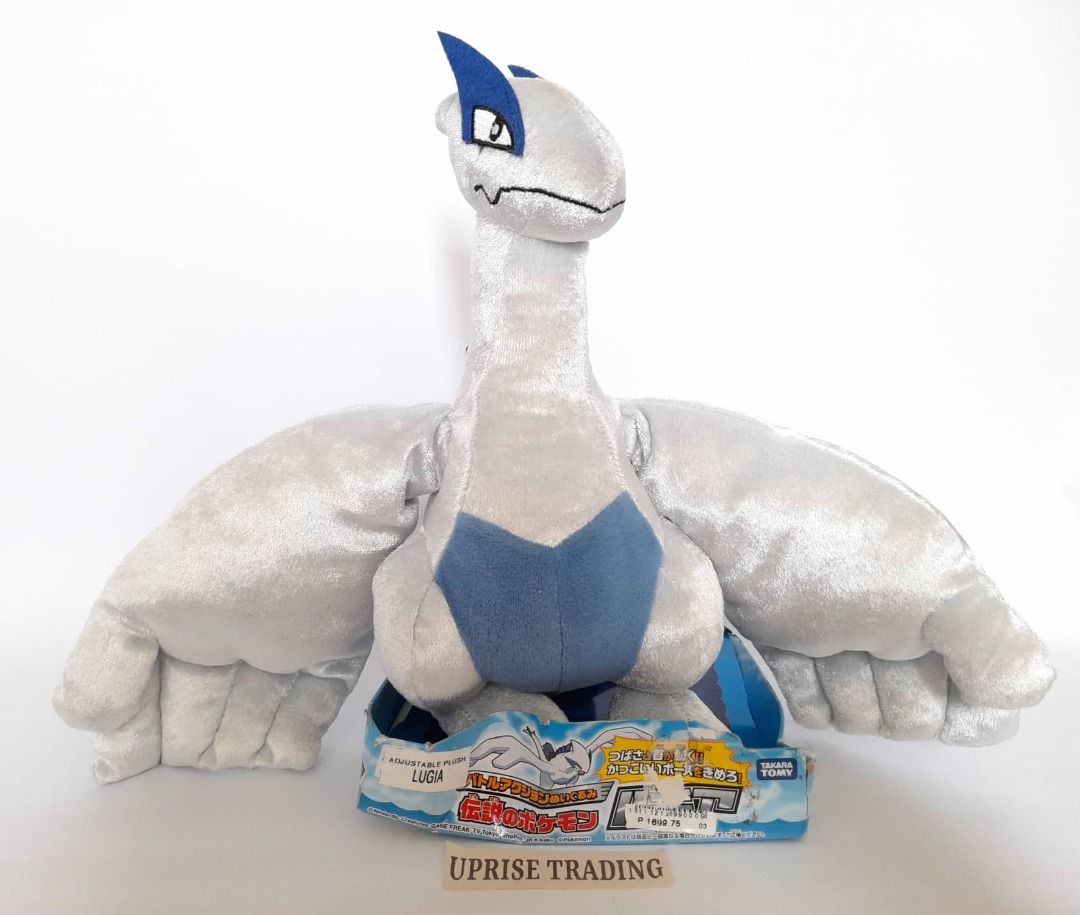 Pokemon Lugia Stuffed toy Articulated Plushie doll Collectible, Hobbies ...