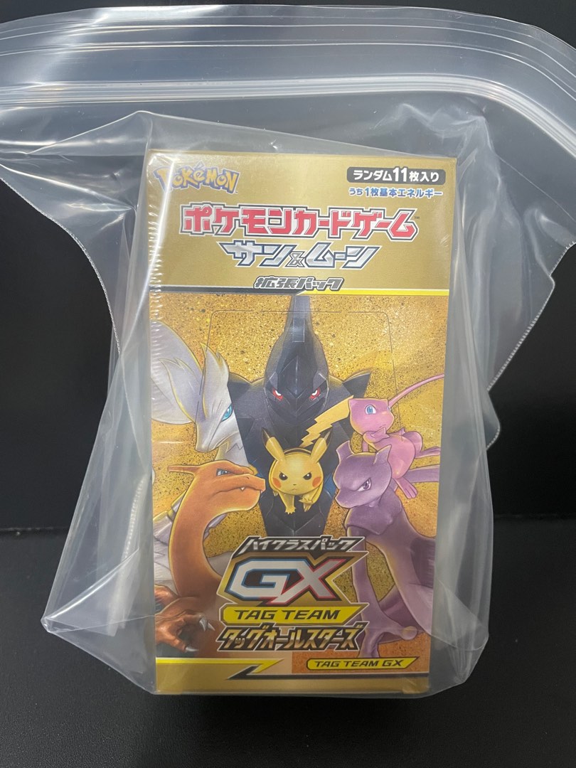 Pokémon Tag Team GX Tag all star SM12a BOX Sealed, Hobbies & Toys, Toys ...