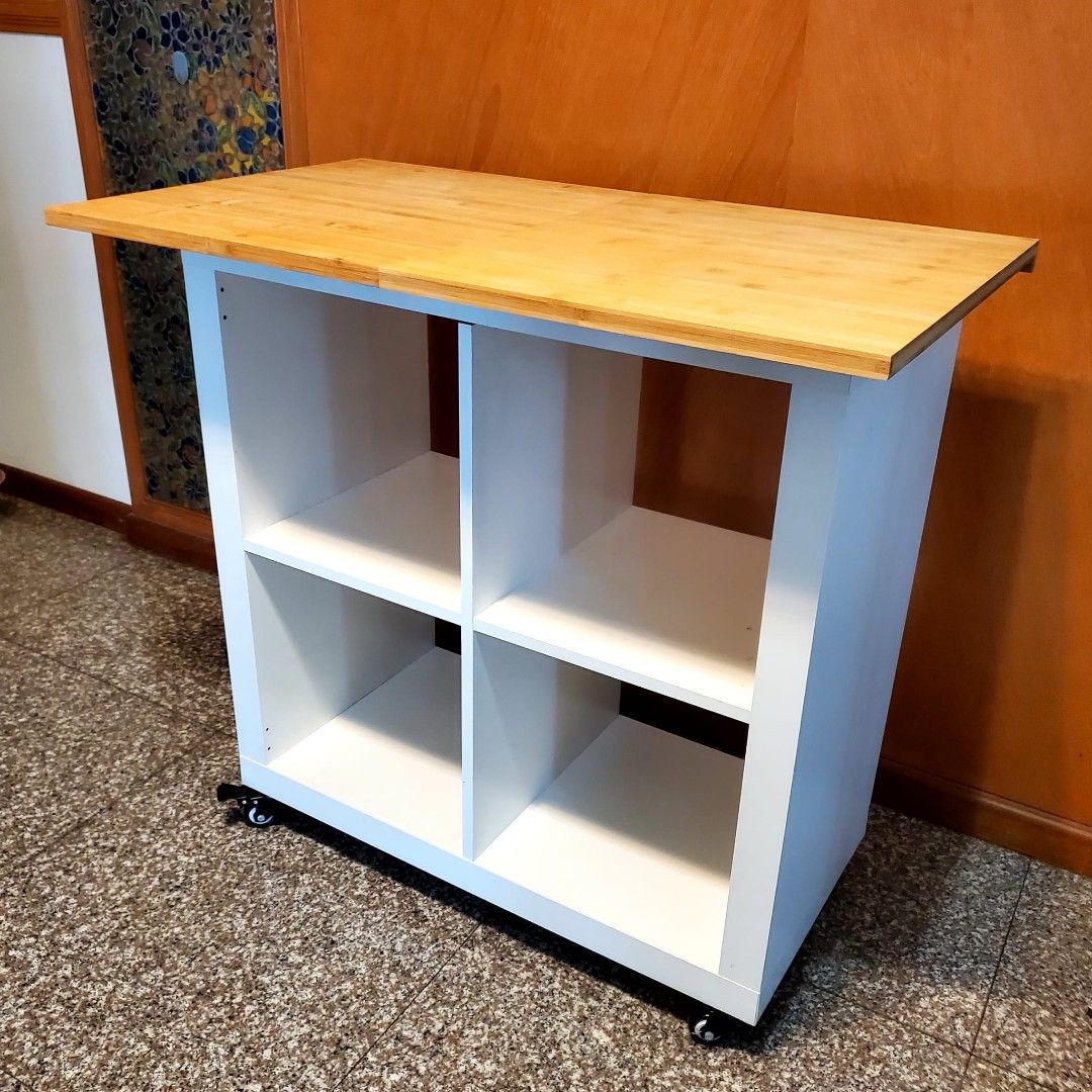 Portable Custom-Made Kitchen Island and Storage, Furniture & Home ...