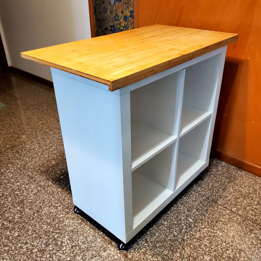 Portable Custom-Made Kitchen Island and Storage, Furniture & Home ...