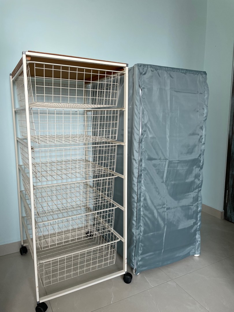 Portable Storage Rack, Furniture & Home Living, Furniture, Shelves ...